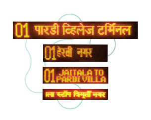 In-Coach LED Displays - optitech